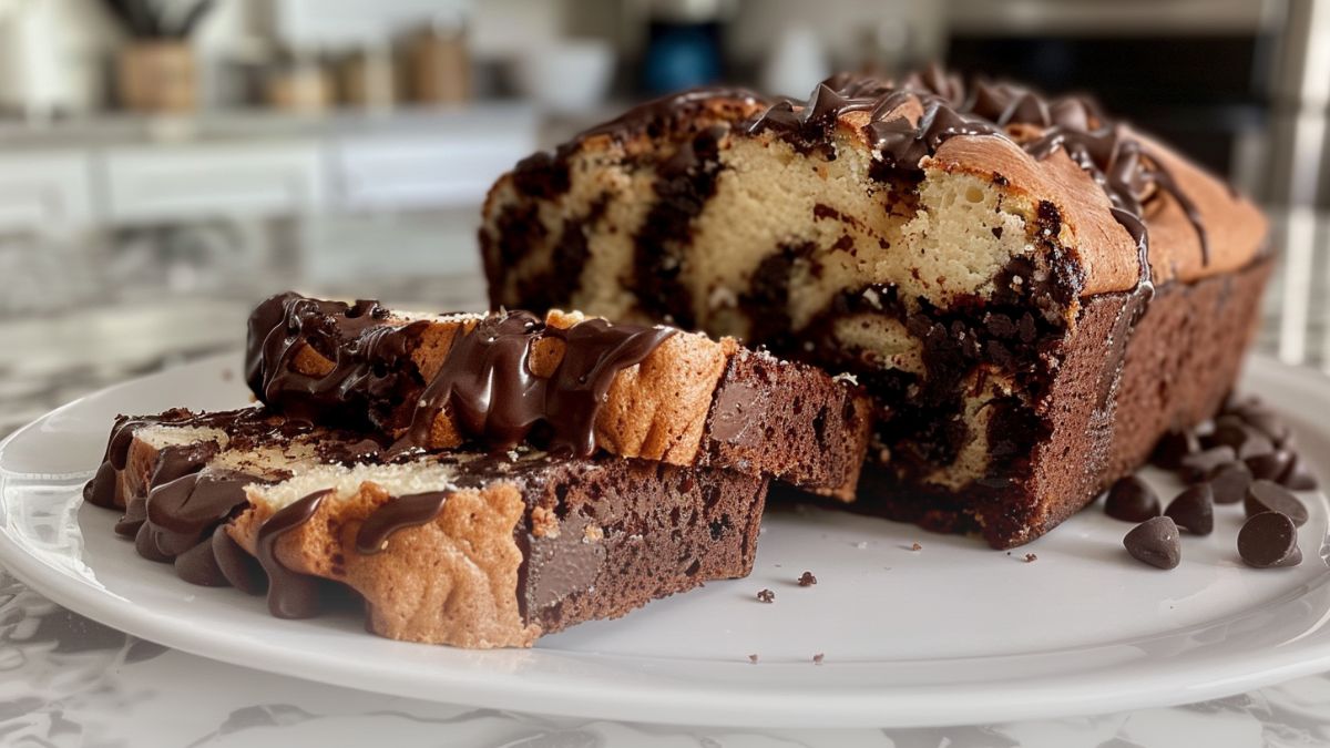 Hot Fudge Brownie Bread – Moist, Fudgy & Easy Recipe